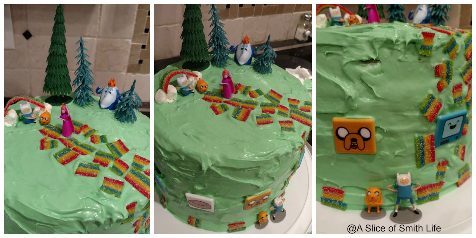 A Slice of Smith Life: Pinata Cake and Adventure Time Birthday Party