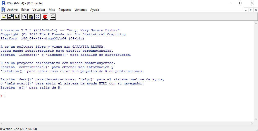 Vicente García Rodríguez: Lenguaje R