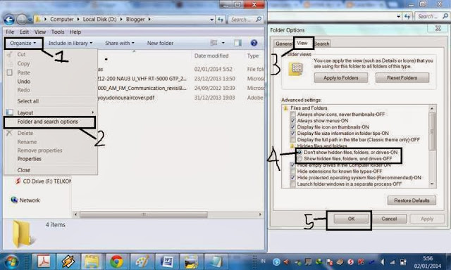 Cara Menyembunyikan File / Folder pada Windows 7 - Indo Artileri