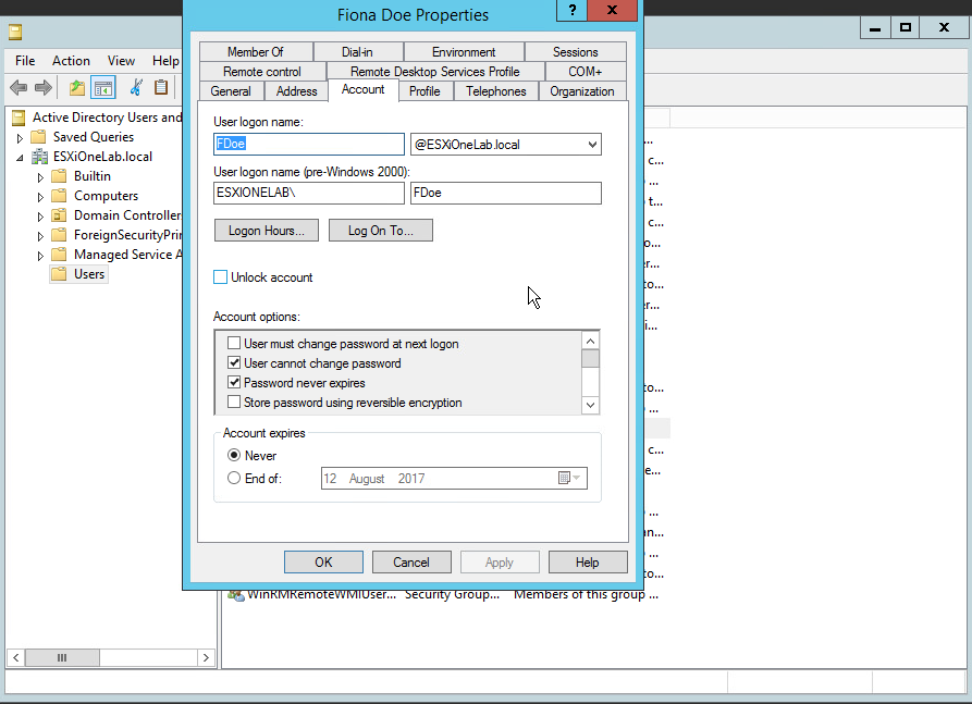 Windows Server 2012 R2 User Account Management - Code Exploit Cyber ...