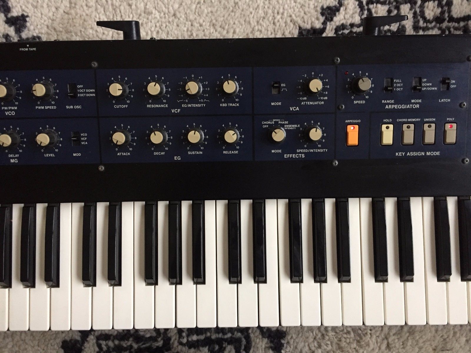 MATRIXSYNTH: Korg Polysix 80s Analog Polyphonic Synthesizer SN 391896