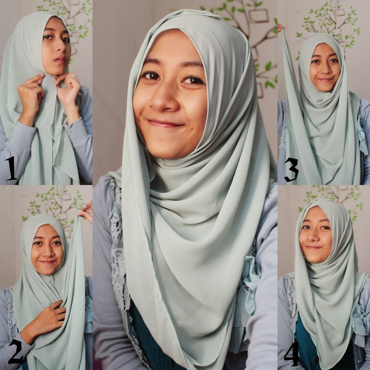 Tutorial Hijab by : Putri Wardah #3 ~ Knowledge, Photography, Tutorial ...