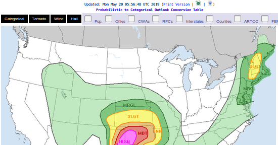 Avian Flu Diary: SPC Issues High Severe Warning For Parts Of Texas ...
