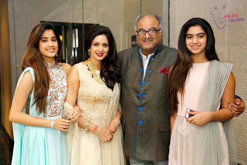 Sridevi: All in the Family: Stunning Sridevi with daughters and husband ...