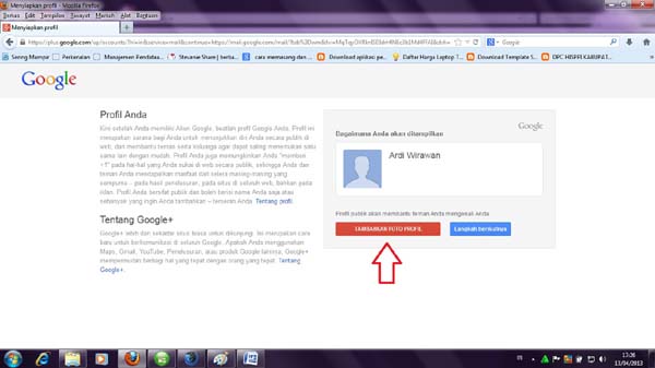Membuat Alamat EMail - Akun Google+