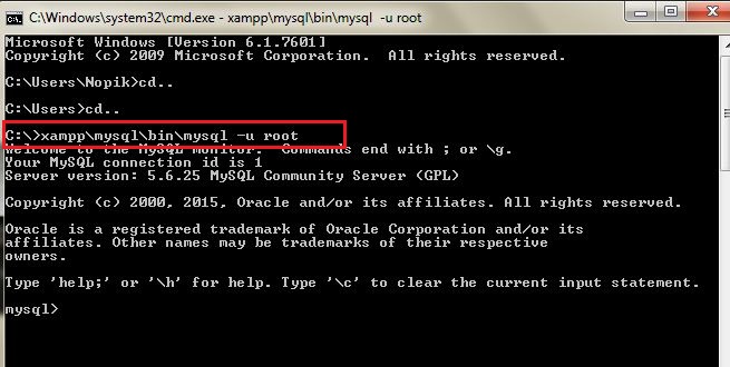 Membuat Database dengan Command Prompt (CMD) | ARTI DATABASE