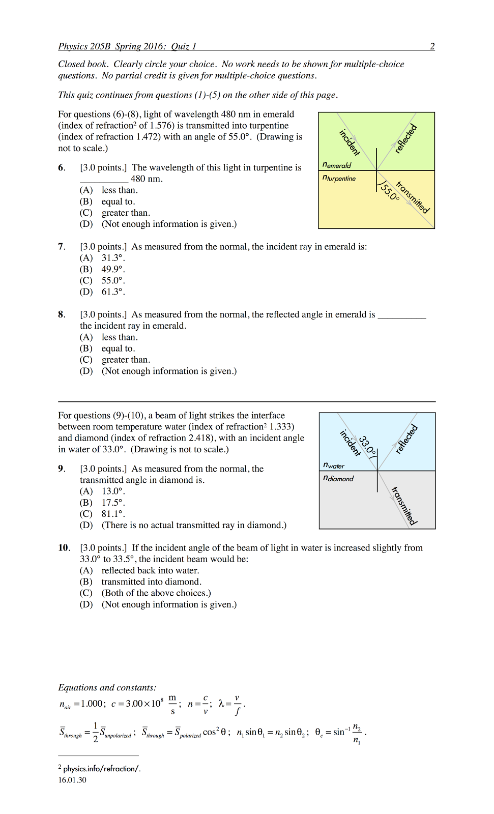 P-dog's blog: boring but important: Physics quiz archive ...
