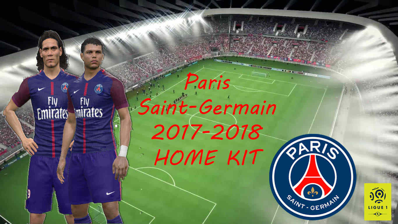pes-modif: PES 2017 Paris Saint-Germain 17/18 Home Kit by Ramin_CPU