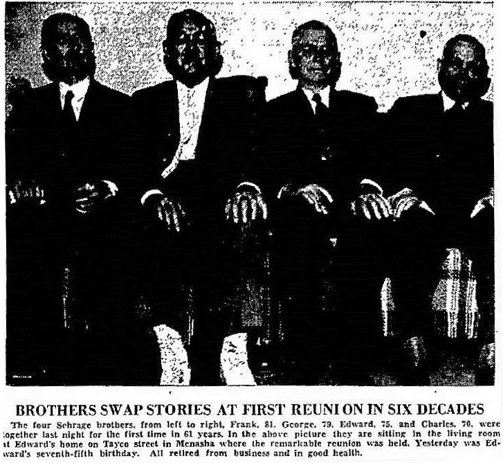 MENASHA: Schrage Brothers