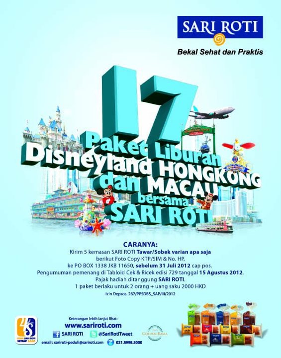 Wisata Bersama Keluarga dari Sari Roti