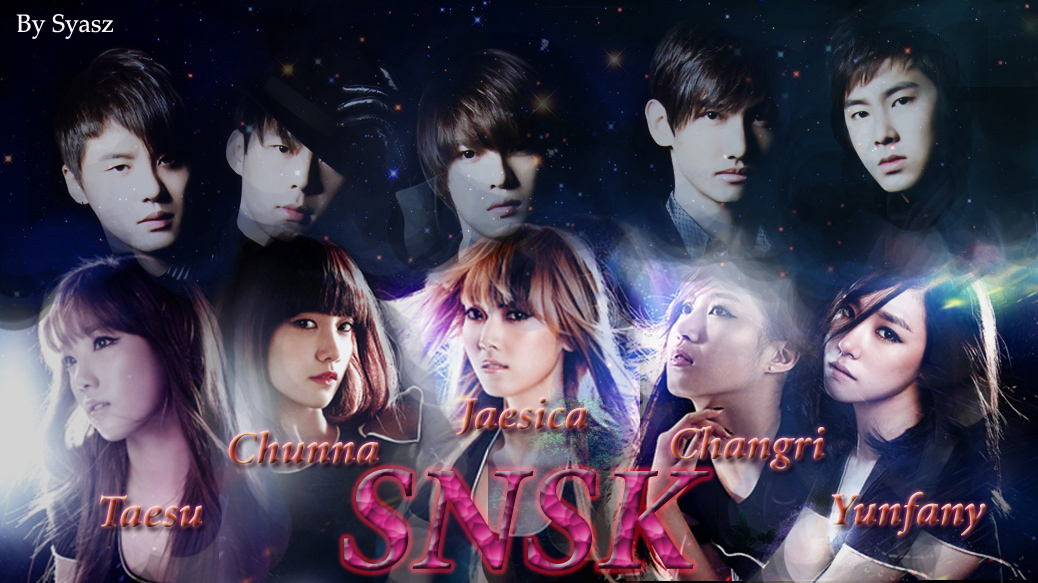 Syasz's World: [FANMADE PIC] SNSD and DBSK