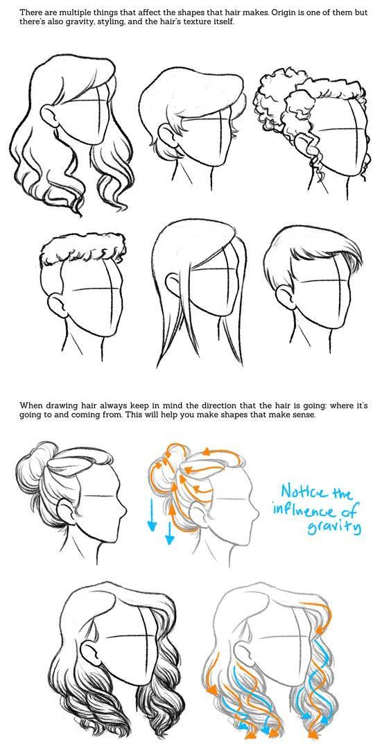 Tips on Drawing Hair Tutorial