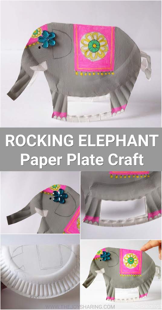 Paper Plate Rocking Elephant - The Joy of Sharing