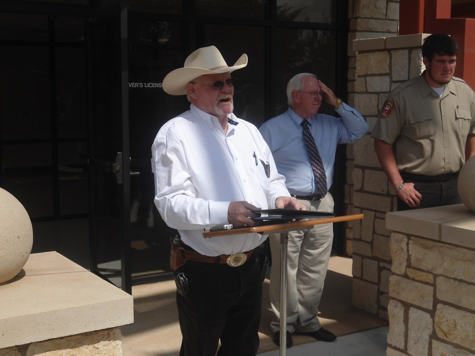 The Voice of Mitchell County: Ribbon-cutting at new Mitchell County Jail