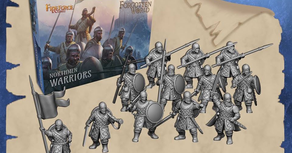 Tabletop Fix: Fireforge Games - New Northmen Warriors Preview