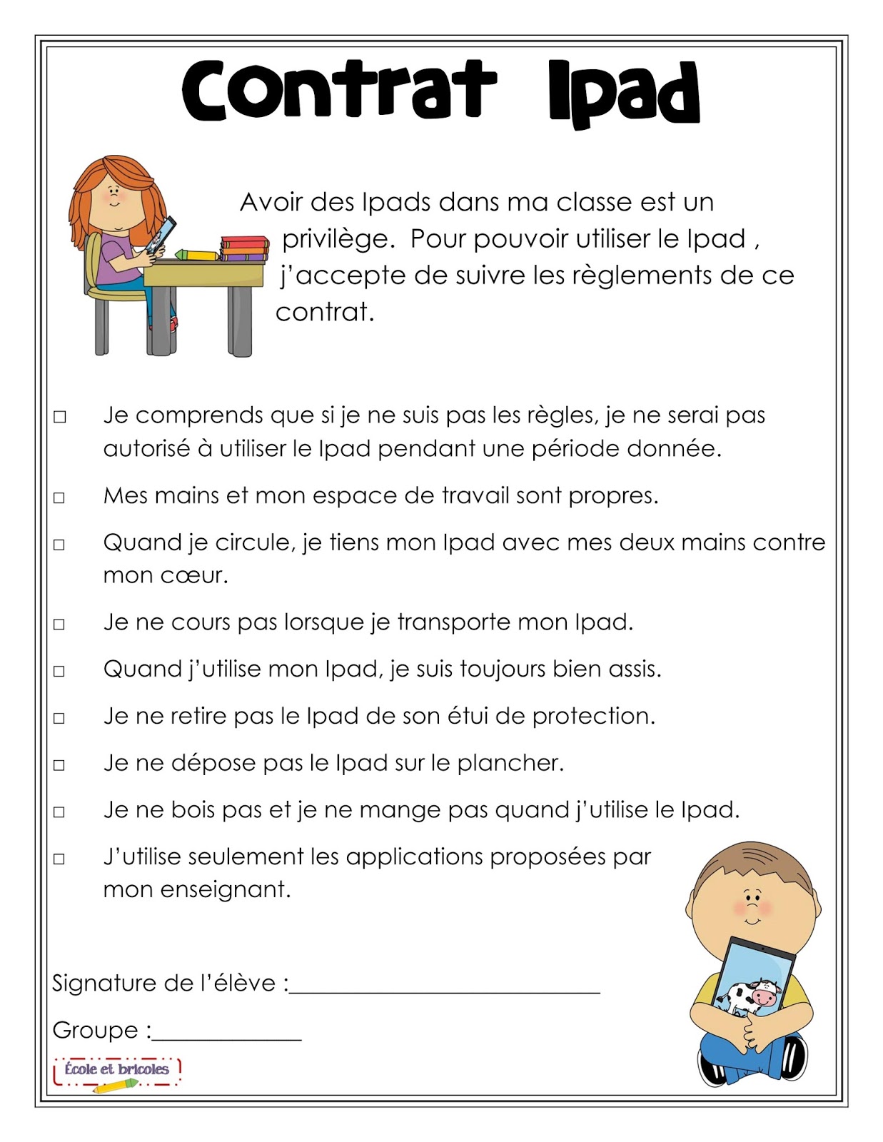 École et bricoles: Réussir l'intégration des tablettes iPad en classe