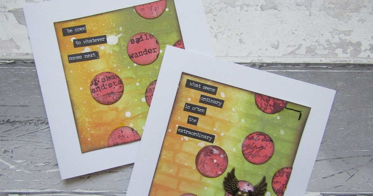 How to make a group of cards using limited supplies (post 1)