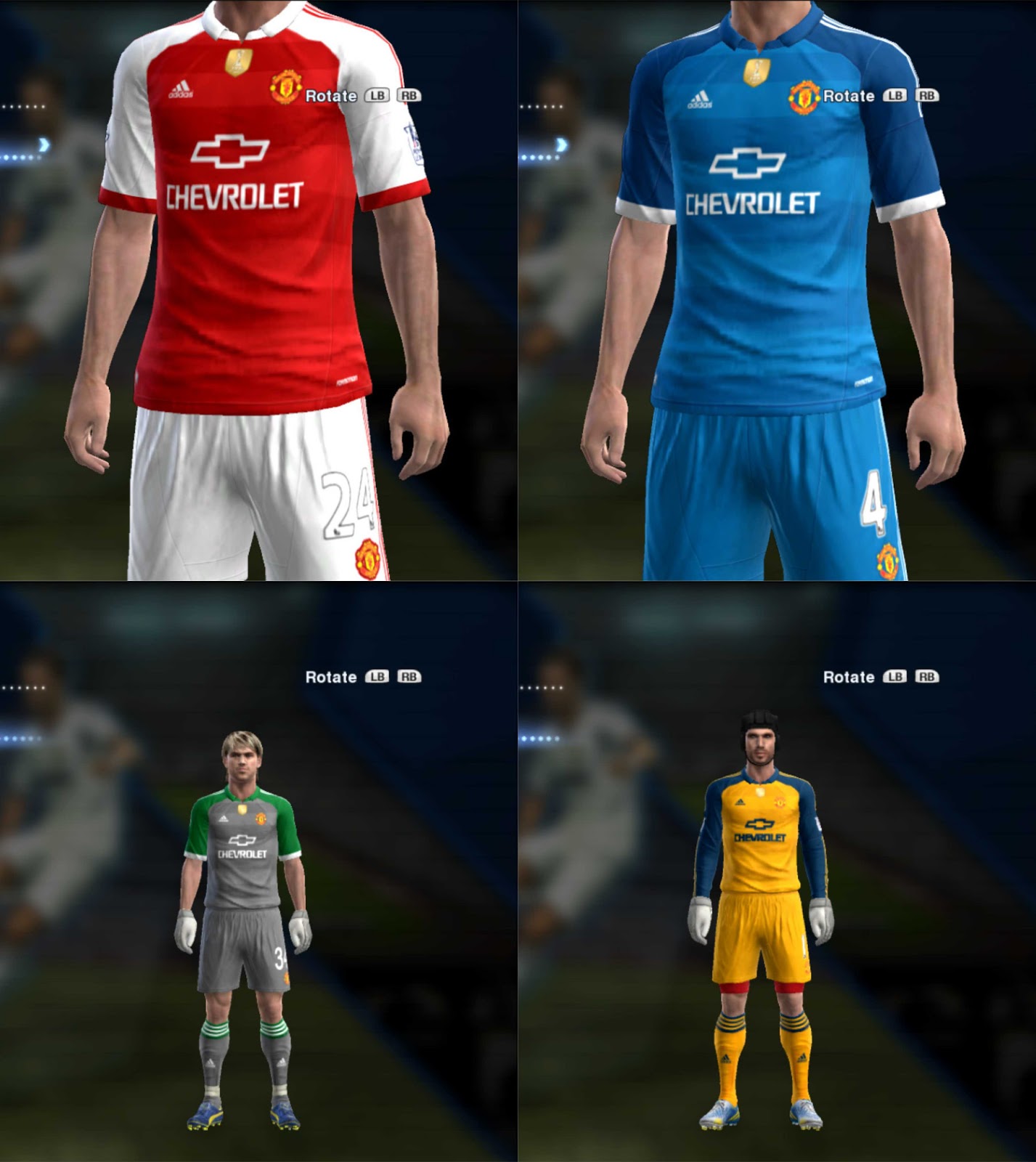 pes-modif: Fantasy Kits Man. United Sponsor Chevrolet by Archi