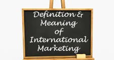MBA Notes - Definition and meaning of International Marketing