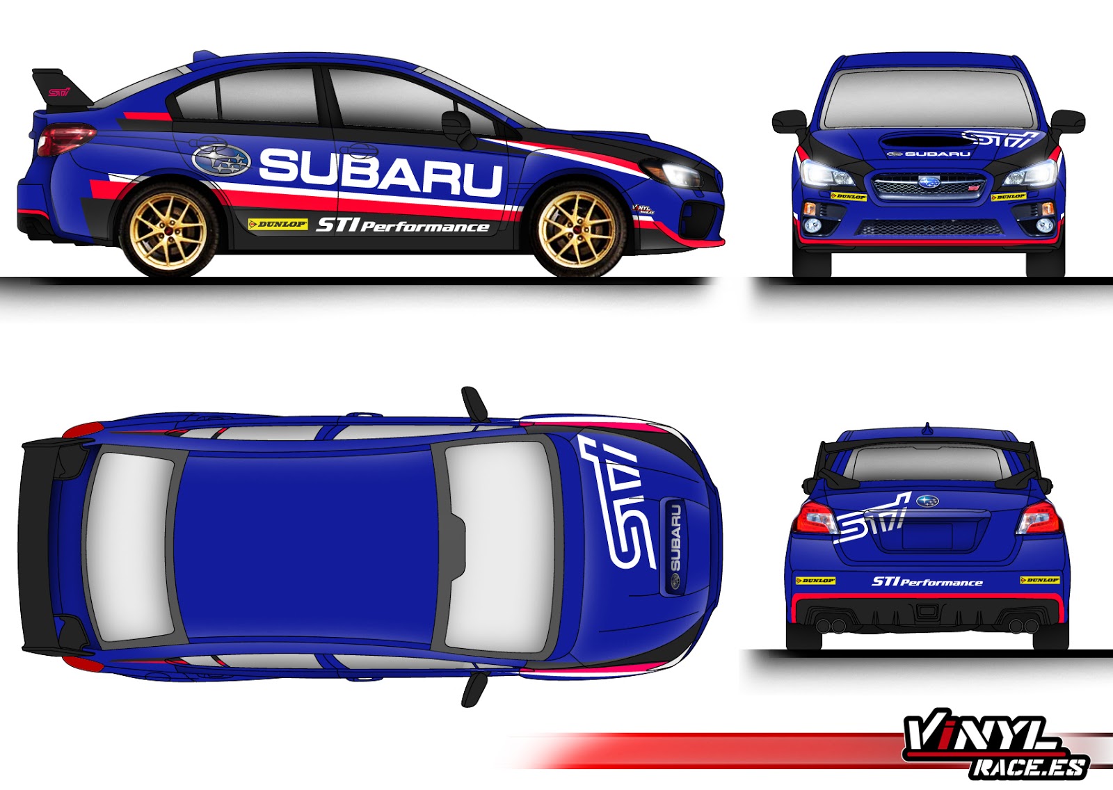 El Subaru WRX STI uno de los "7 furiosos" Fast&Furious 7 ~ We Racing