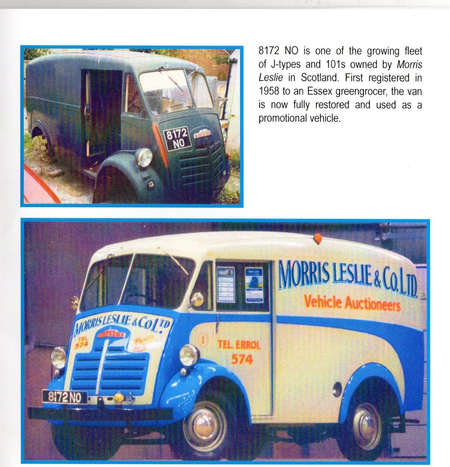 MORRIS-TYPE JB VAN (AUSTIN-101 Version): 2017