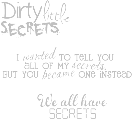 Graphic Groupies: Secret Word Art