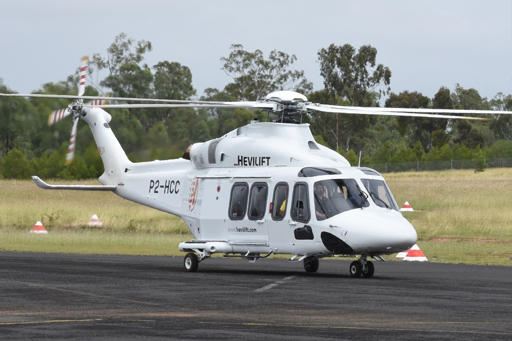 Central Queensland Plane Spotting: New(?) Hevilift (PNG) Agusta ...