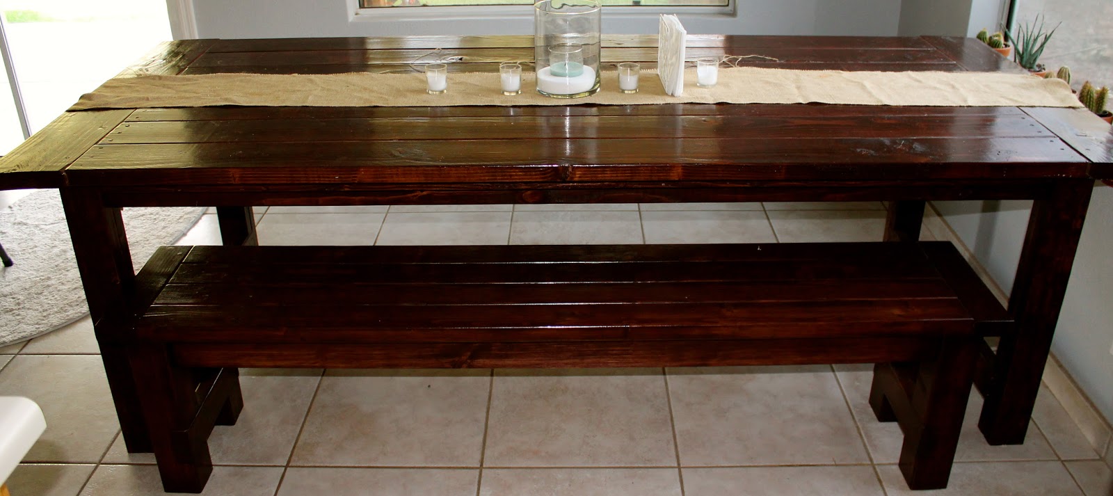 Gilbert Custom Farmhouse Tables: Custom Farmhouse Table - Mahogany