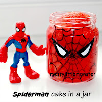 Spiderman Handprint - Messy Little Monster