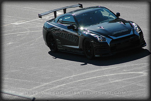 GReddy-GR9 Blog: In car clip of the GReddy 35RX on the Fuji straight