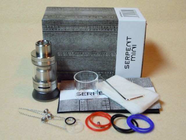 電子タバカー Vape blog: Wotofo Serpent Mini RTA 直肺シングル難民救済器