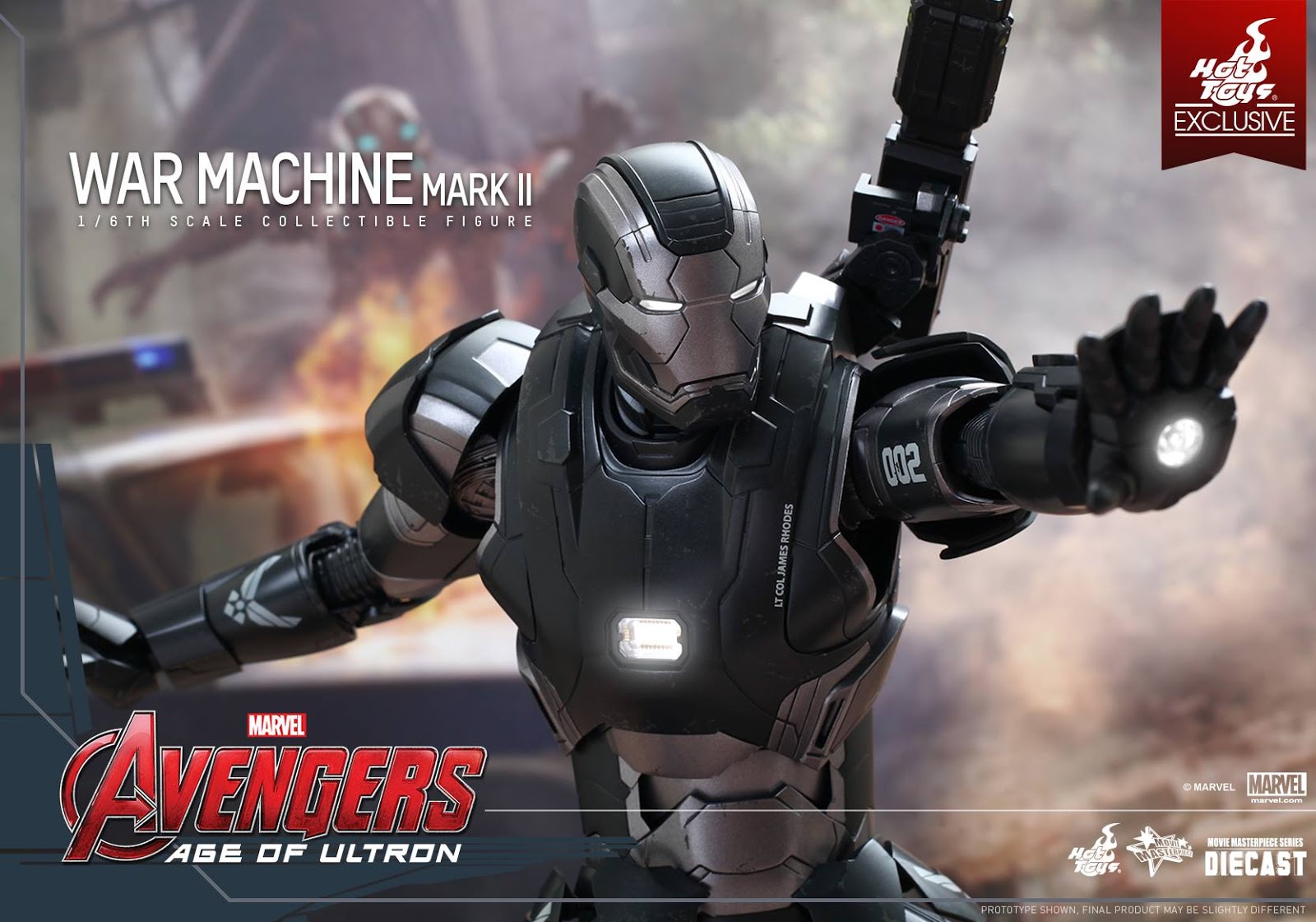(新品消息))Hot Toys-《復仇者聯盟2：奧創紀元》戰爭機器- WAR MACHINE MARK II (分析及簡介) - Toys ...