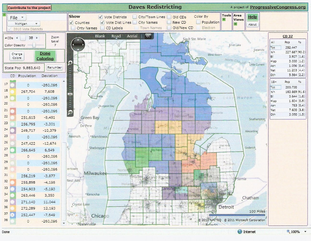 The Western Right: Michigan Redistricting: Two Possible State Senate Maps