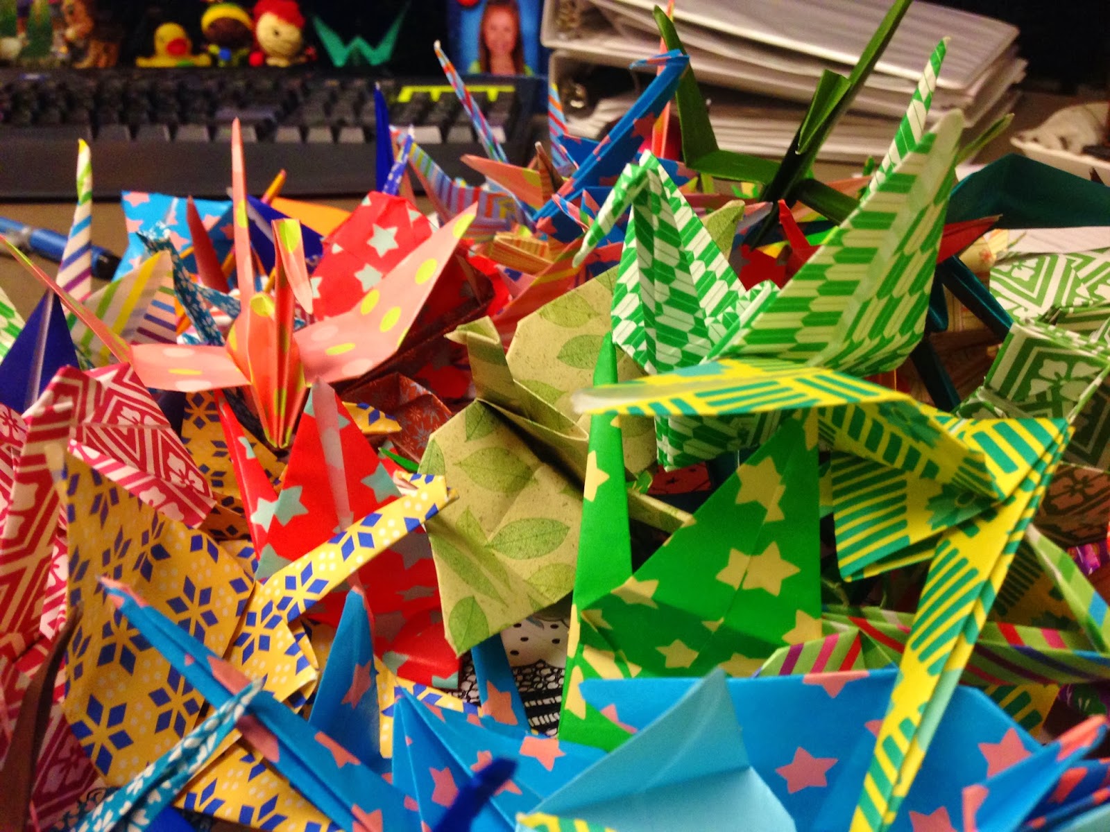 Peace, Love, Cranes . . . Clare's 1000 Paper Crane Project: Cranes for ...