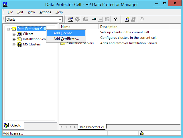 Adding License for HP Data Protector Manager A.08.00 | Amazing Time