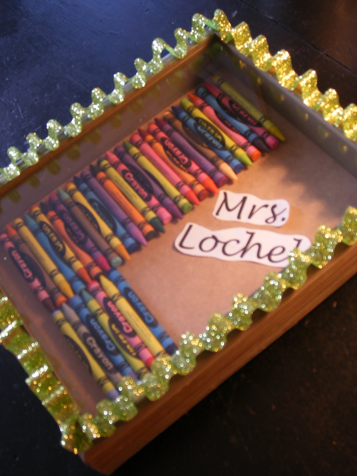 Keeping Up with the Kindergartners: A Crayon Monogram