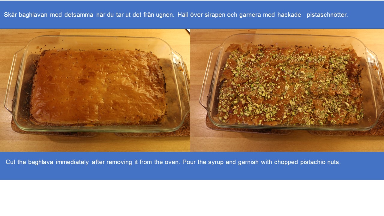 ABC i Persisk mat : Persisk baghlava (Baklava) - Persian Baghlava