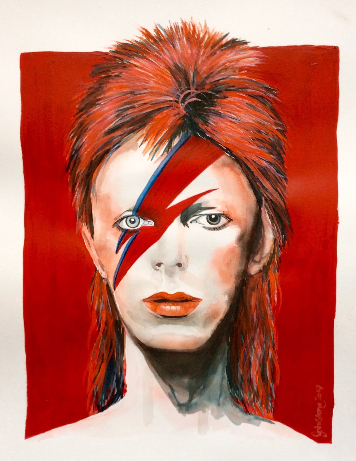 Learn to Paint and Draw. : DAVID BOWIE