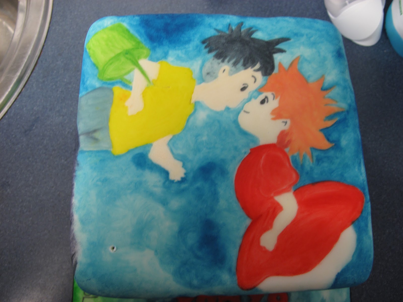 Sue's Cakes: Studio Ghibli Birthday Cake - Tortoro, Ponyo, Howls Moving ...