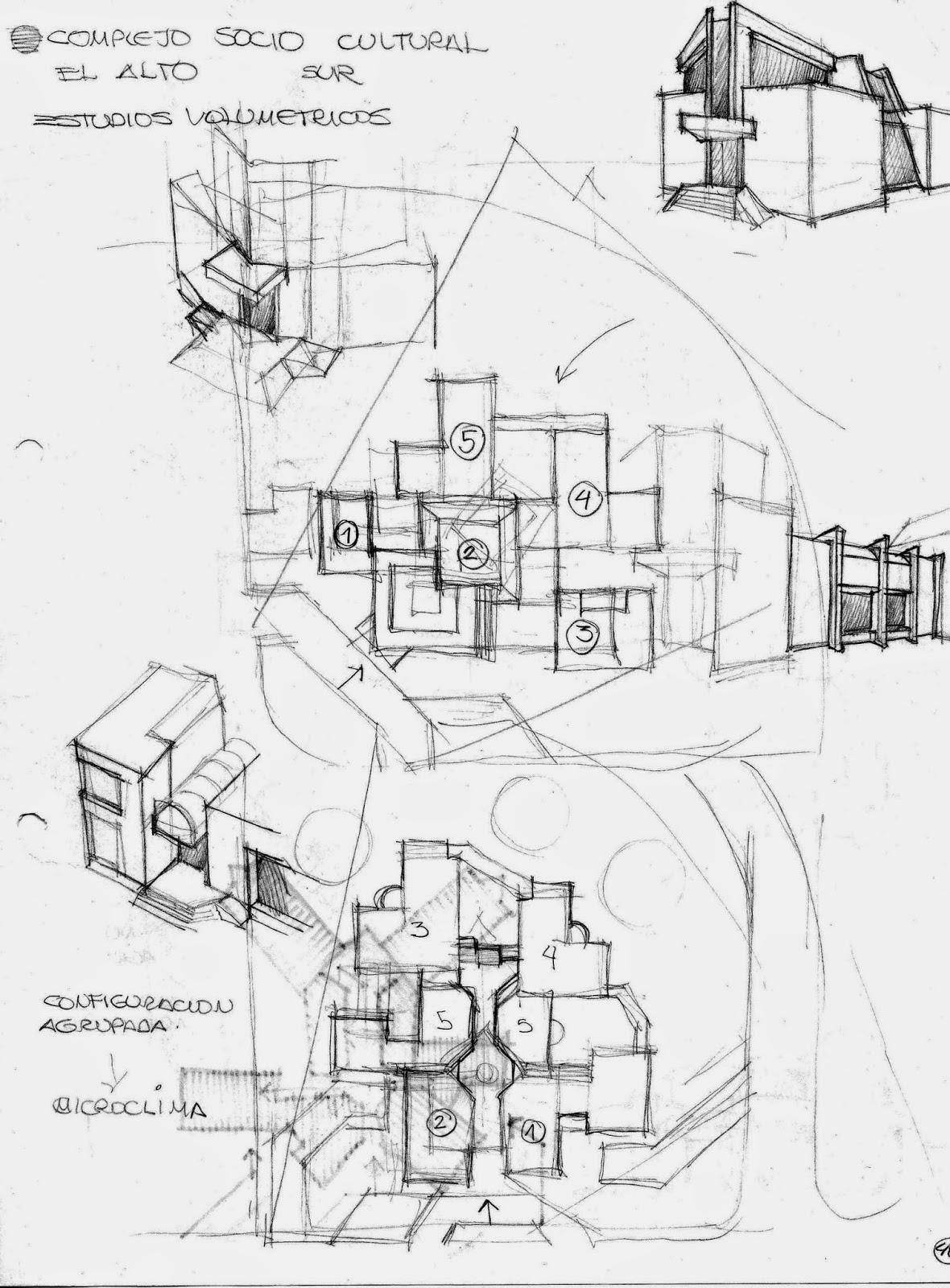 Esquemas Conceptuales Arquitectónicos con croquis y zonificaciones ...