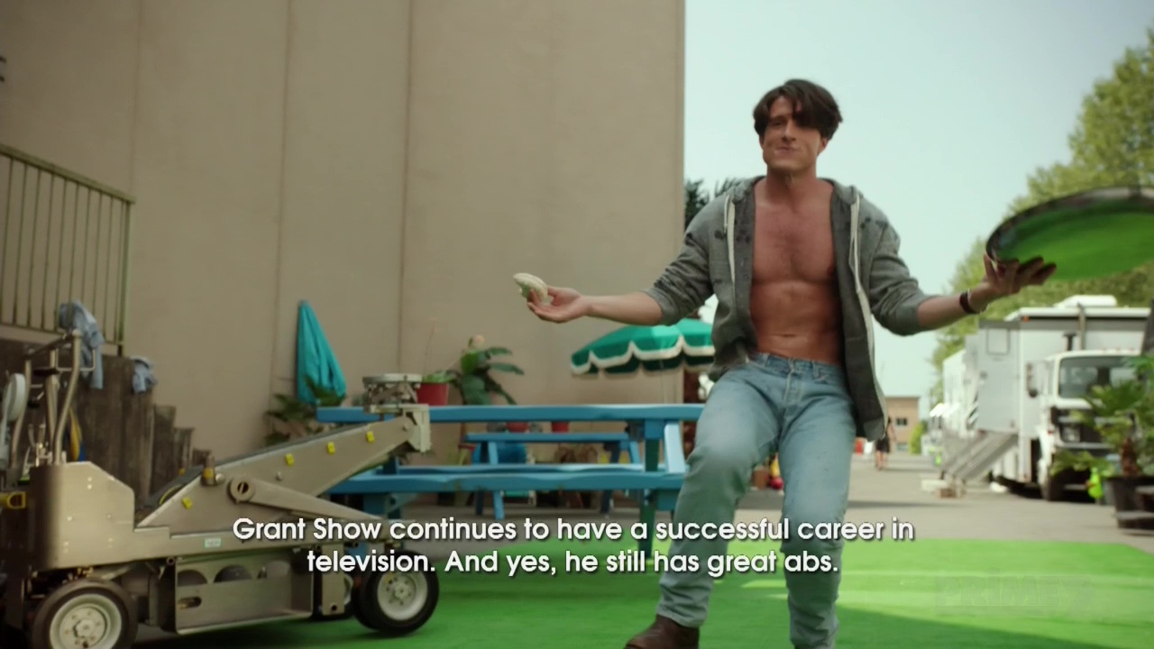 ausCAPS: Ryan Bruce shirtless in The Unauthorized Melrose Place Story