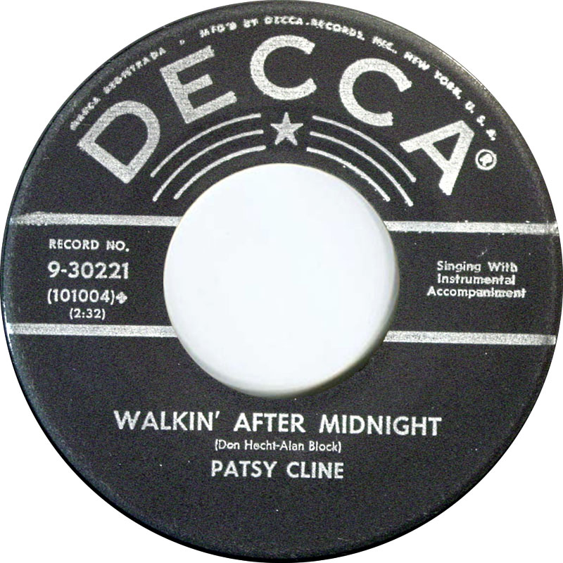 Ten Records: A Song A Day: Patsy Cline, "Walkin' After Midnight"