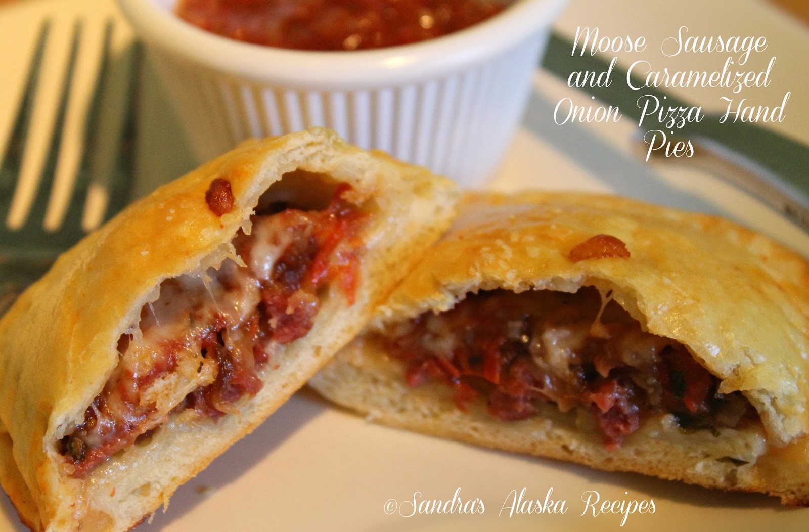 Sandra's Alaska Recipes: SANDRA'S MOOSE SAUSAGE and CARAMELIZED PIZZA ...