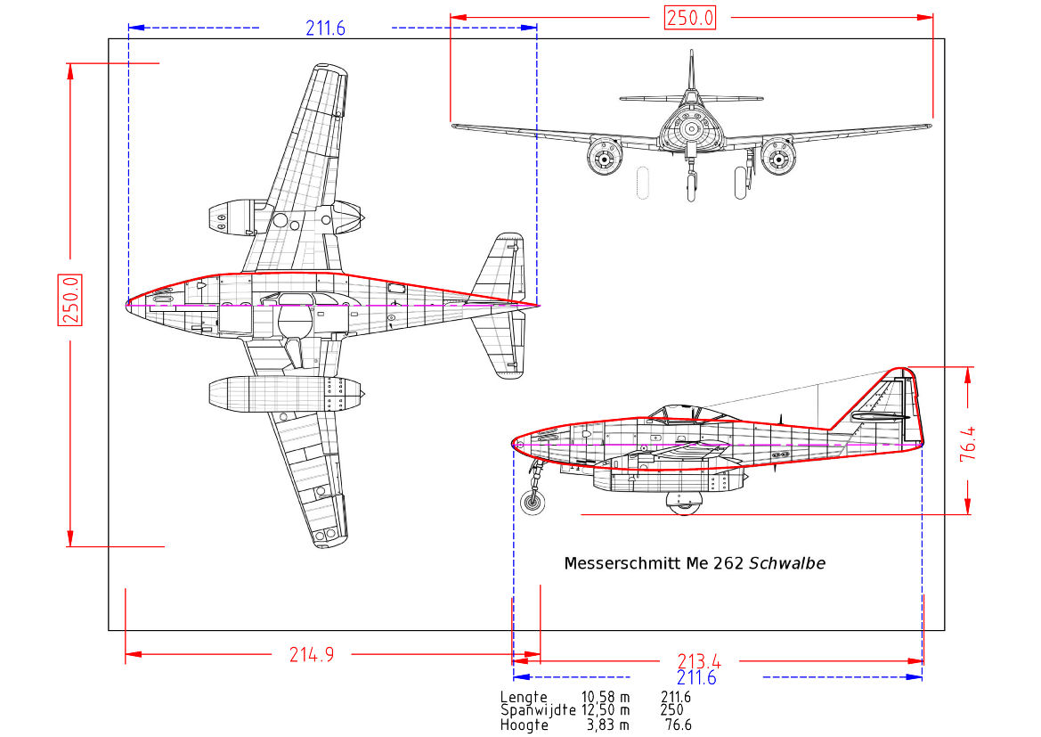 PAPER PLANES: Messerschmitt Me-262 'Schwalbe'