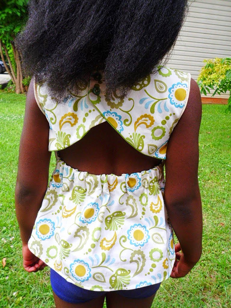 create.: Open-Back Girl's Shirt