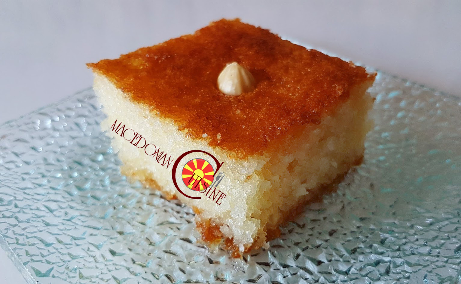COCONUT, SEMOLINA CAKE WITH SYRUP ~ Macedonian Cuisine
