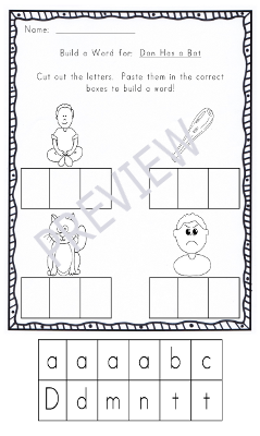 Busy Mama & Her Boys: CVC Short 'a' Decodable Stories & Activities