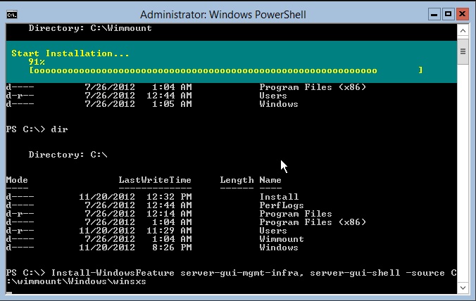 SOLUCIONES IT - Tecnologías Microsoft: Como Activar / Desactivar GUI después de Instalar Server ...