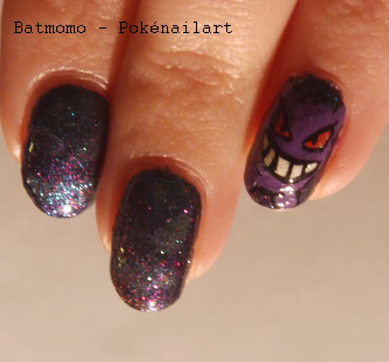 Racho's Nail Love: Guest Post - Batmomo from Pokénailart