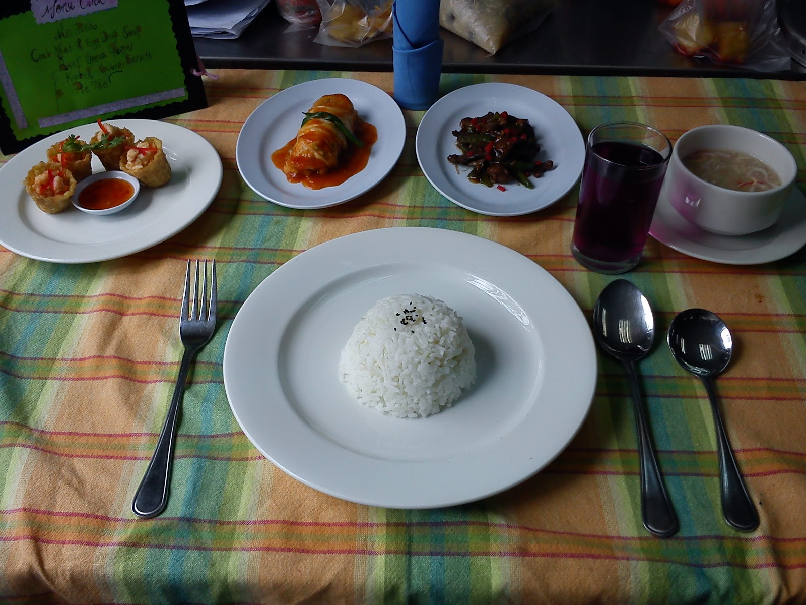 secubit garam sesudu rempah: AMALI 6 : SET MENU CINA